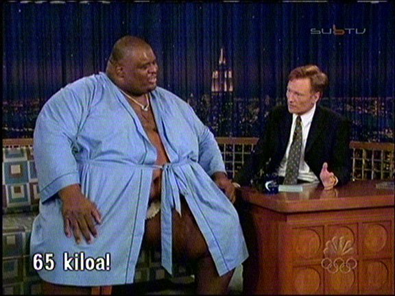 Late Night with Conan O'Brien: Sumopainija Manny Yarbrough